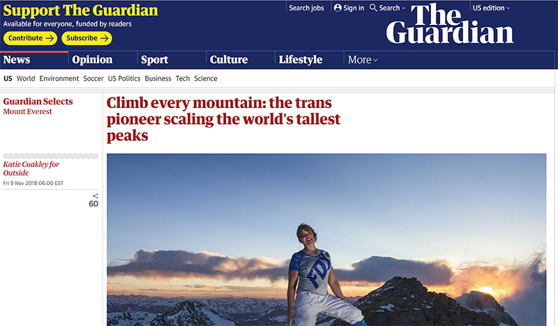 The Guardian Newspaper, U.K. – 11/9/2018 – TranSending 7
